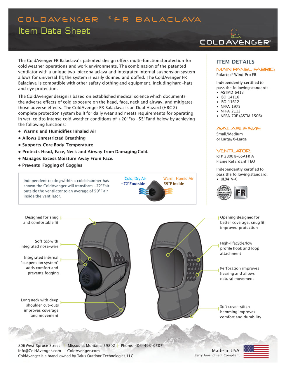 Flame Resistant – ColdAvenger LLC